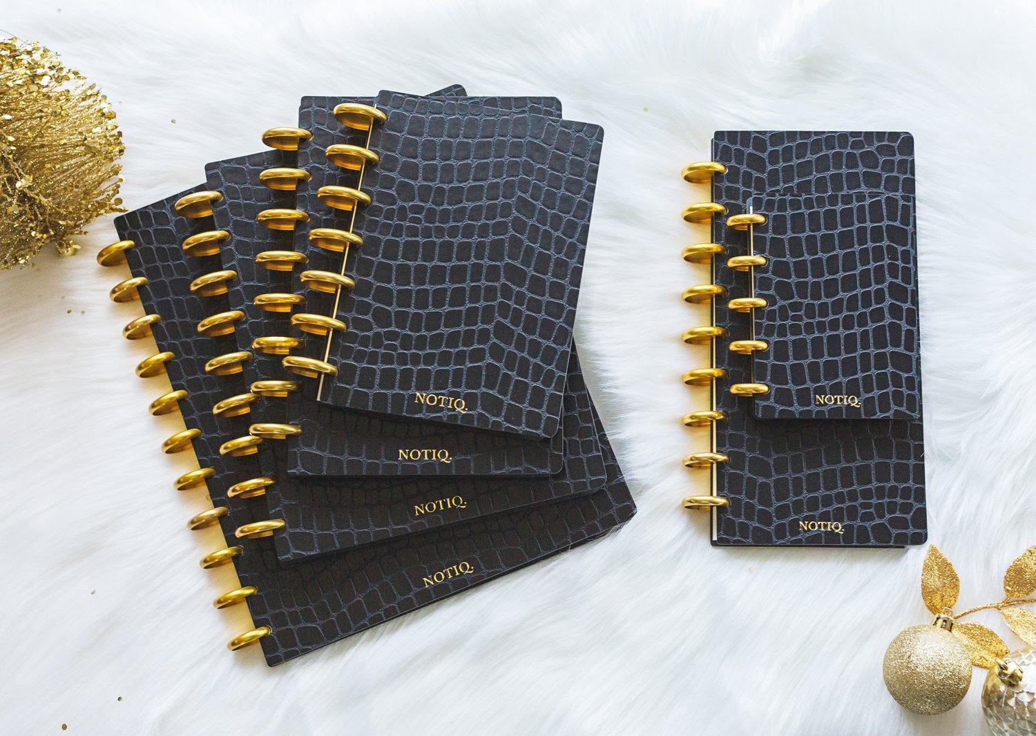 Vegan Croco LUXE Minimal Planners & Minimal Notebooks – NOTIQ